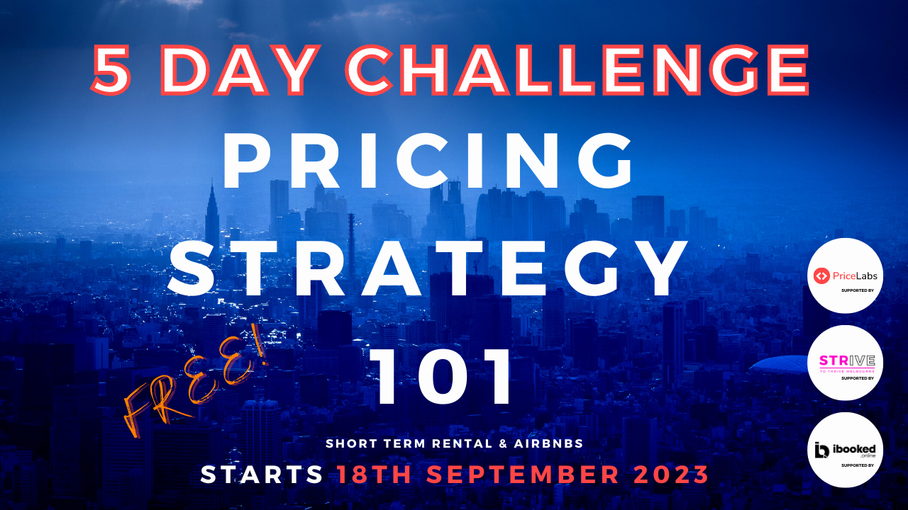 PRICING STRATEGY 101 - 5 day challenge! STR & AirBNB & Accommodation ...